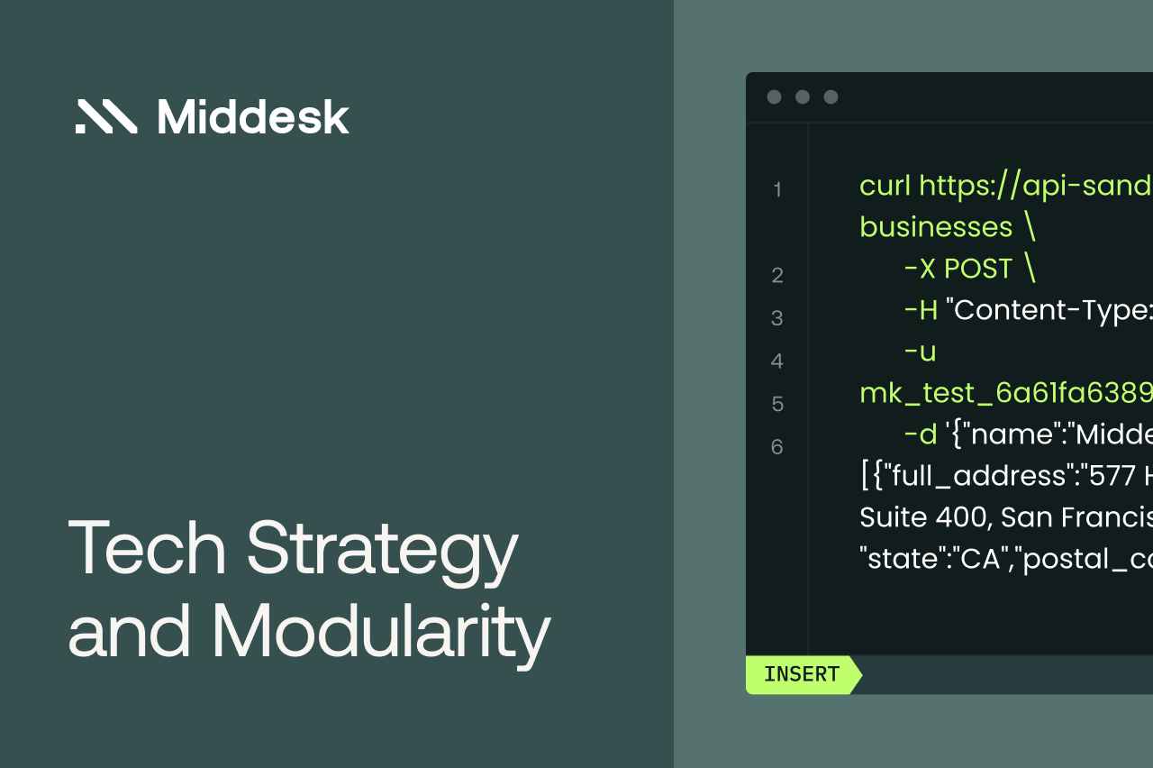 Middesk Tech Strategy and Modularity